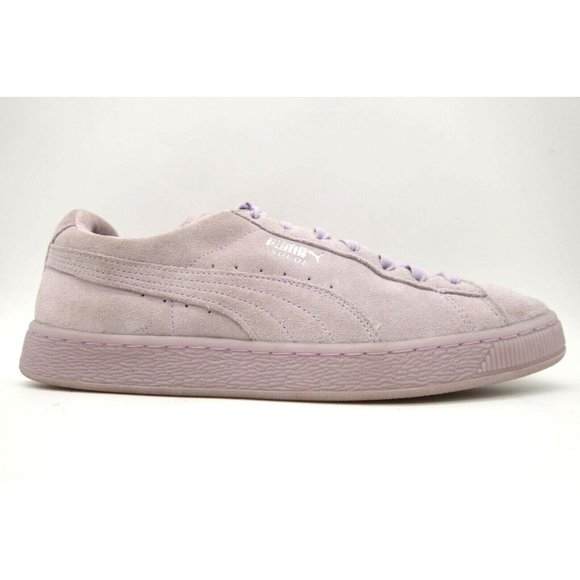 Puma | Shoes | Puma Suede Logo Purple Lace Up Casual Sneakers Shoes ...